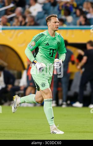 Miami, Florida - June 20: Goalkeeper Manuel Neuer of Bayern Munchen ...