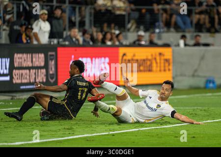 LA Galaxy defender Maya Yoshida (4) celebrates after scoring a goal ...