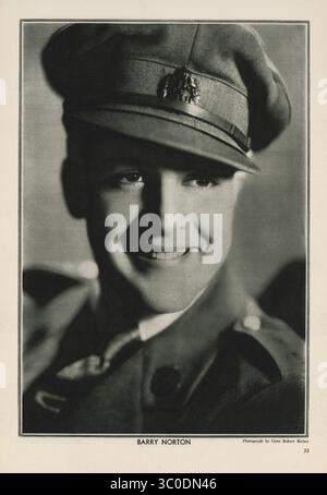 Actor Barry Norton, Publicity Portrait inside The New Movie Magazine ...