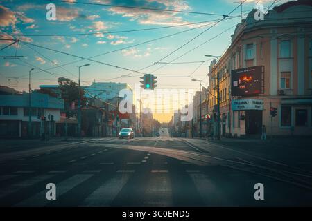 Streets and architecture of Belgrade city in Serbia state Stock Photo ...