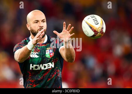 Jamison Gibson-Park of the British & Irish Lions passes the ball during ...