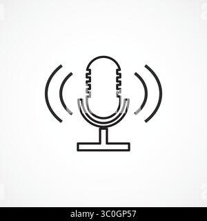 Mobile interface voice assistant icon Stock Vector Image & Art - Alamy