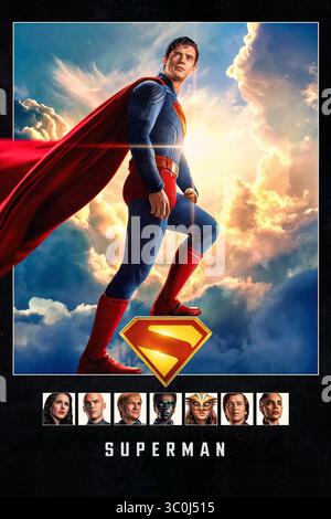 SUPERMAN, David Corenswet as Superman, 2025. © Warner Bros. /Courtesy ...