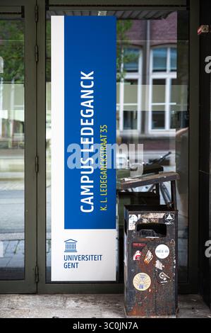 Universiteit Gent campus Ledeganck, university of Ghent, East Flanders ...