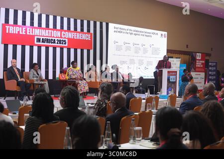 Kampala, Uganda. 21st July, 2025. Participants attend the Triple ...