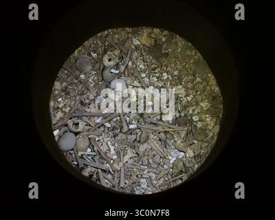 Bone pit at Monastery of Santo Domingo Stock Photo - Alamy