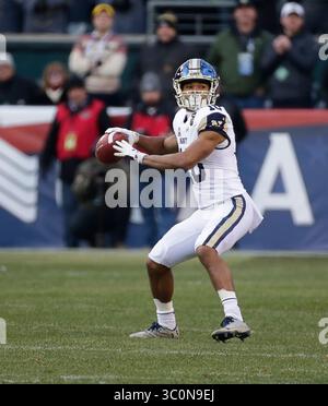 December 8, 2018: Navy Midshipmen QB #10 Malcolm Perry is tackled ...