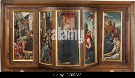 The Polyptych of Our Lady of Solitude, attributed to the Master of the ...