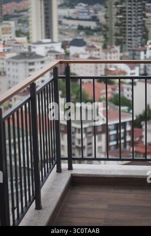 View from balcony over city Stock Photo - Alamy