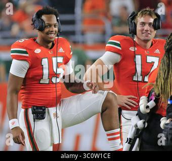 MIAMI GARDENS, FL - NOVEMBER 15: Miami quarterback Emory Williams (8 ...