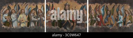 God the Father with Singing and Music-Making Angels Hans Memling ...