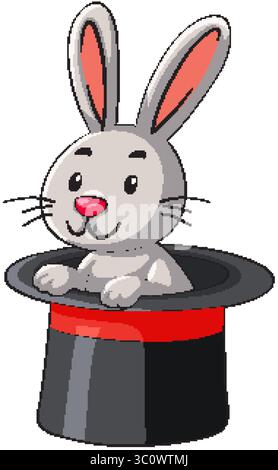 magic rabbit ears with book Stock Vector Image & Art - Alamy