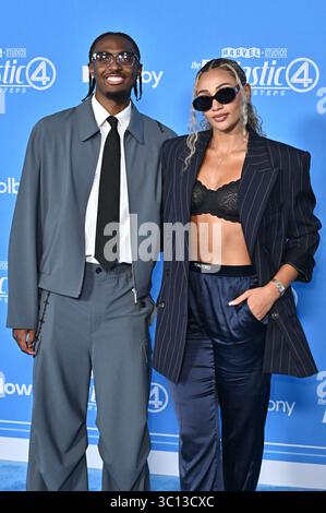 Tyrese Maxey mit Freundin Myra Gordon bei der Weltpremiere des ...