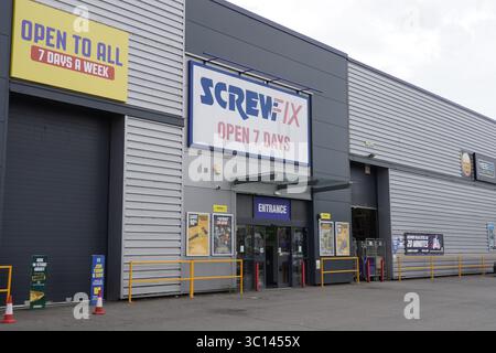 Screwfix Corporate logo signs in Barnsley, South Yorkshire, United ...