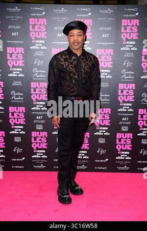 Todrick Hall attends the gala night of Burlesque the Musical, at the ...