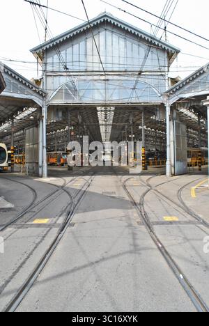 The interiors of the ATM depot on via Messina. The depot has been built ...