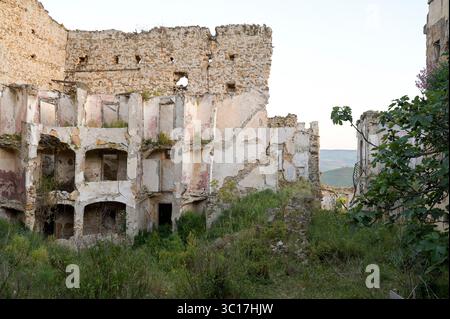 ITALY, Sicily, lost places, ghost town Poggioreale Vecchia, destroyed ...