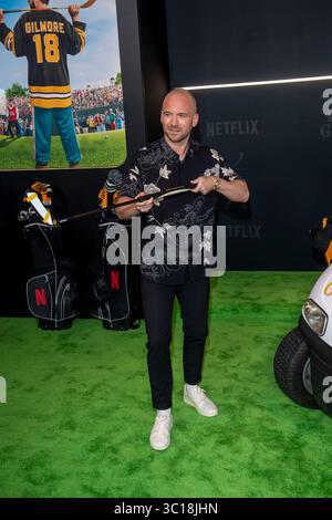 Sean Evans attends the premiere of Netflix's "Happy Gilmore 2" at Jazz ...