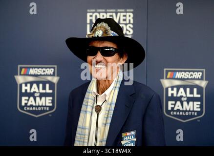 NASCAR Hall of Fame member, Roger Penske poses for pictures prior to ...