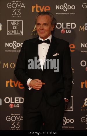 Jose Coronado attends Goya Cinema Awards 2019 at Seville, FIBES ...