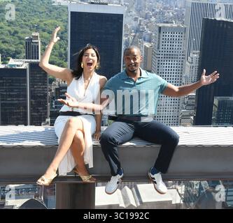 Ny. 22nd July, 2025. Stephanie Beatriz, Anthony Mackie at a public ...