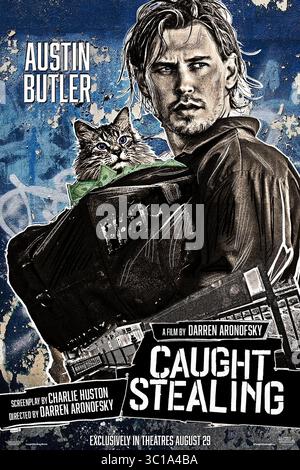 CAUGHT STEALING, character poster, Tonic the cat, 2025. © Sony Pictures ...