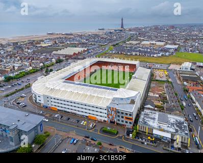 Aerial image of Blackpool FC stadium Stock Photo - Alamy