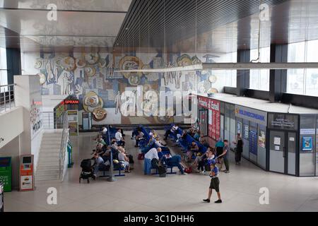 "The City is Flourishing and Being Built" Mural by Mikhail Burya at the ...