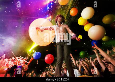 Fans of The Flaming Lips band during the music festival Metronome ...
