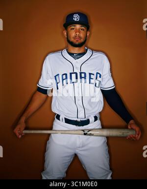 San Diego Padres infielder Fernando Tatis Jr. throws to first base ...