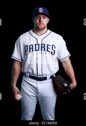 San Diego Padres pitcher David Morgan during a baseball game against ...