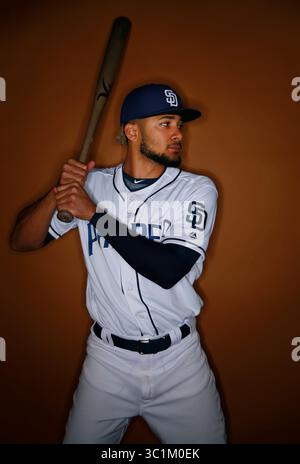 San Diego Padres infielder Fernando Tatis Jr. throws to first base ...