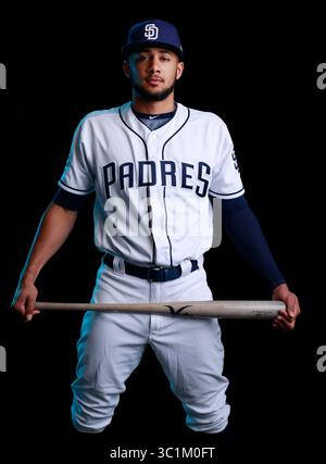 San Diego Padres infielder Fernando Tatis Jr. throws to first base ...