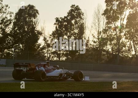 Kimi Raikkonen (Alfa Romeo Sauber F1 Team) C38 car , seen in action ...