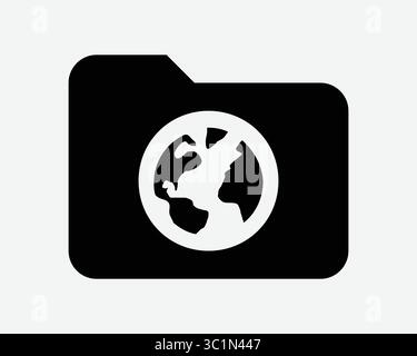 File and global sphere design, Document data archive storage organize ...