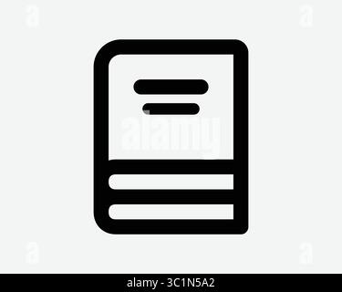 text book line style icon vector illustration design Stock Vector Image ...