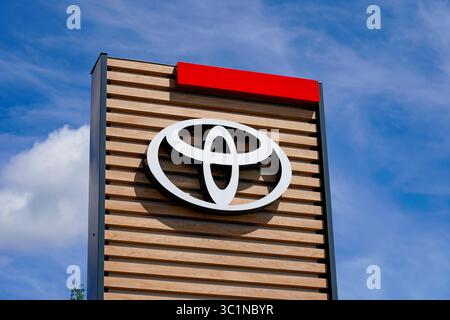 Toyota cars dealership Corporate logo signs in Barnsley, South ...