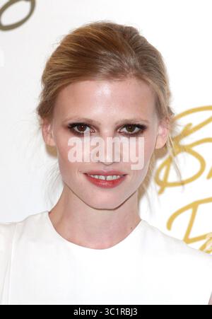 Lara Stone The British Fashion Awards held at the Savoy - Arrivals ...