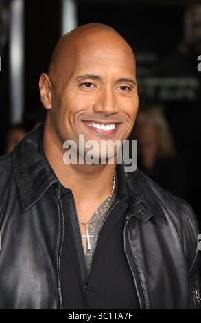 DWAYNE JOHNSON AKA THE ROCK FASTER CBS FILMS PREMIERE HOLLYWOOD LOS ...