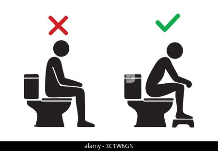 Squatting Stick Figure Icon Person Squat Pose Posture Stickman Man ...