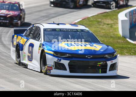 Chase Elliott drives during the NASCAR Cup Series auto race at ...