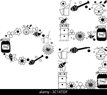 Rosh Hashanah line icon set, hanukkah collection, vector graphics, logo ...