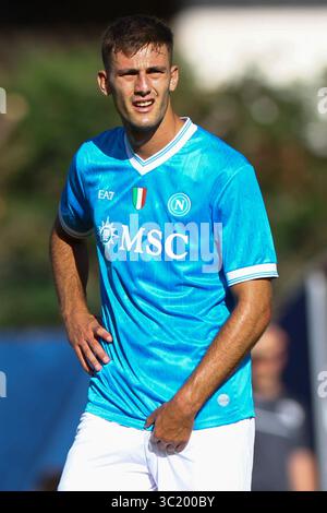 Lorenzo Lucca of SSC Napoli during the soccer match between US Sassuolo ...