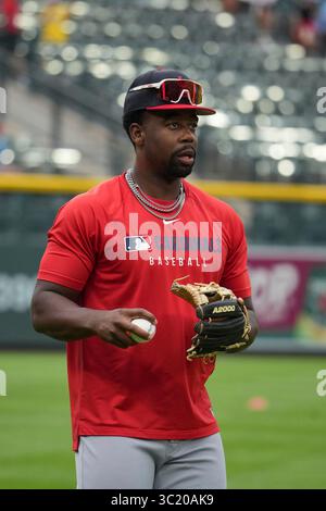 Denver CO, USA. 22nd July, 2025. Saint Louis pitcher Kyle Leahy (62 ...