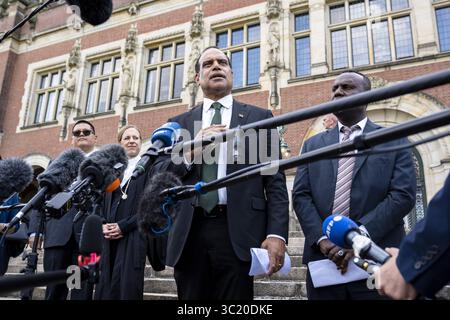 Ralph Regenvanu, Vanuatu's minister for climate change, speaks during a ...