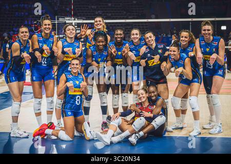 LINDA NWAKALOR EKATERINA ANTROPOVA during Savino Del Bene Scandicci vs ...