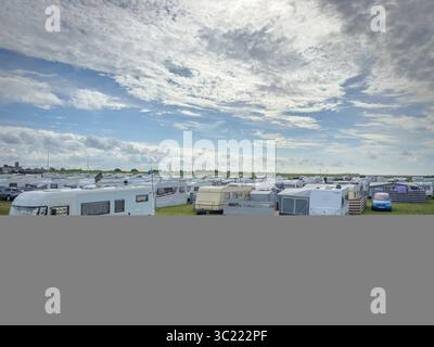 Dornumersiel, Deutschland, Europa, Campingplatz direkt am Strand ...