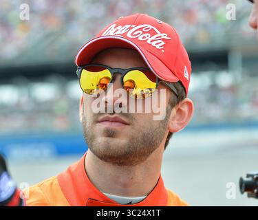 Daniel Suarez before a NASCAR Cup Series auto race, Sunday, May 31 ...