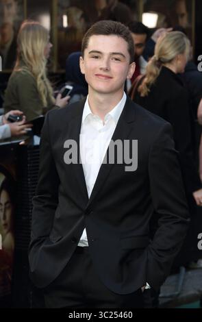 Harry Gilby on the red carpet at the Tolkien UK Premiere at the Curzon ...