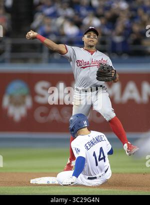 Los Angeles Dodgers shortstop Alex Freeland (76) in the sixth inning of ...